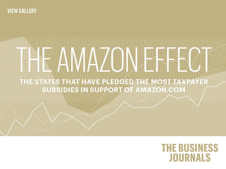 The Amazon Effect: The states that have pledged the most taxpayer ...