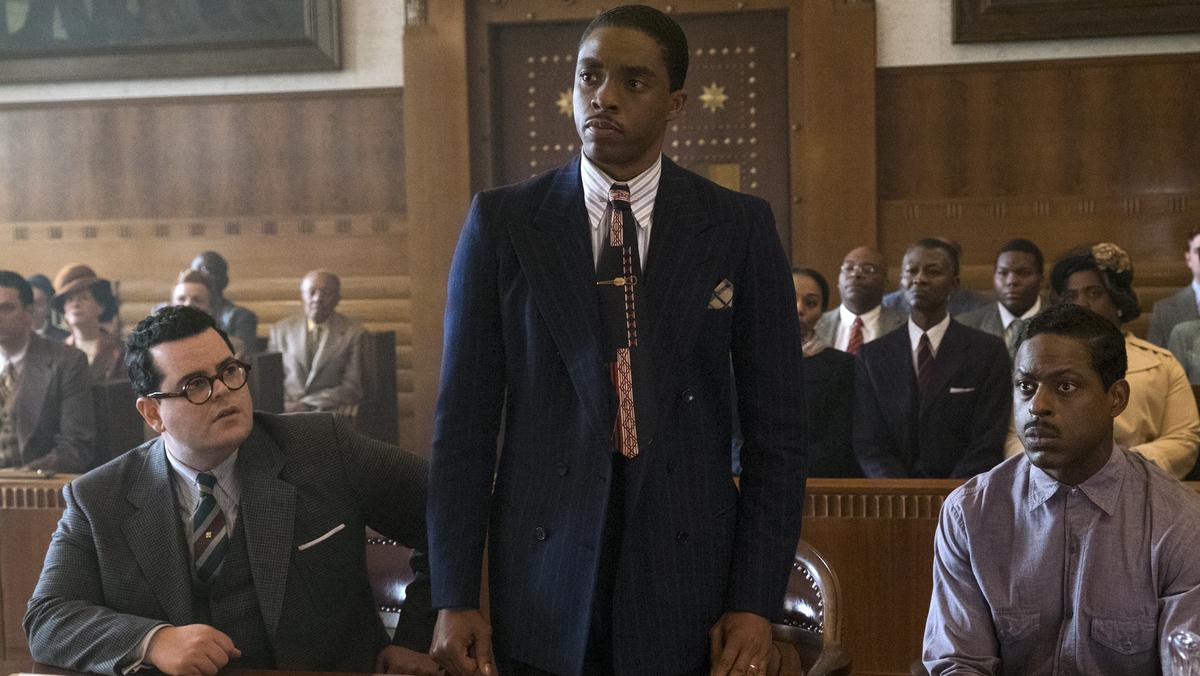 ‘Marshall’ stars Chadwick Boseman in a slick but puzzling portrait of ...