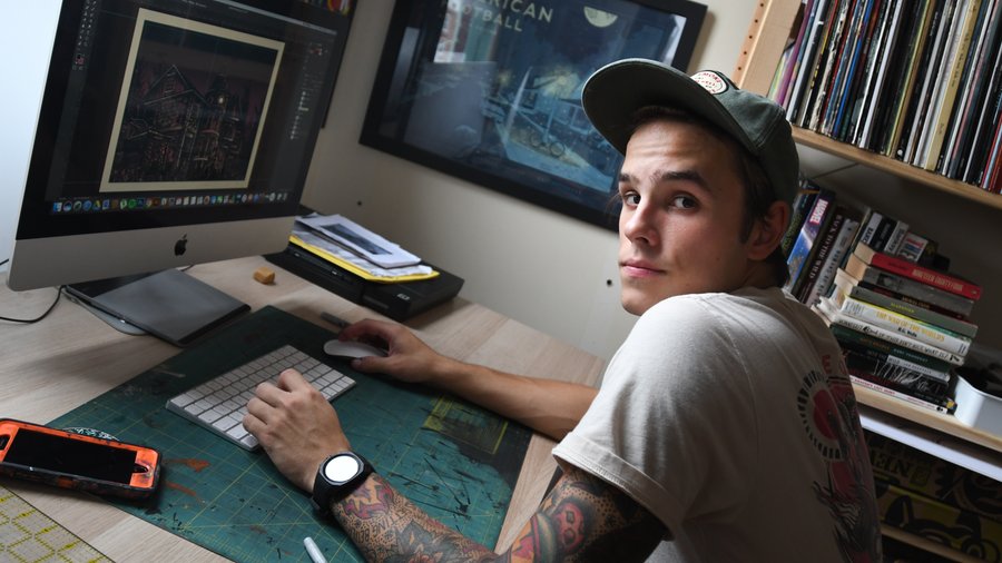 How this local artist has made his mark on prints - Baltimore Business ...