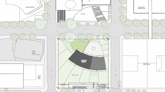 Bosa plans 57-story skyscraper at Civic Square site in Seattle - Puget ...