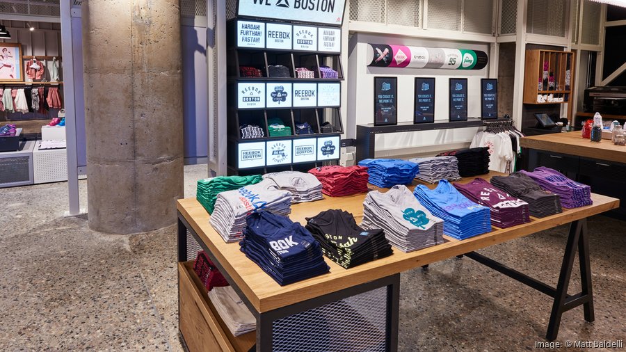 'Boston Runs Fastah': Inside Reebok's retail store beneath its new ...