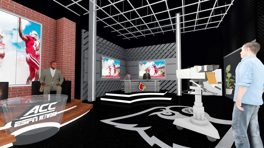 ULAA unveils look for $8M ACC Network broadcast studio - Louisville ...