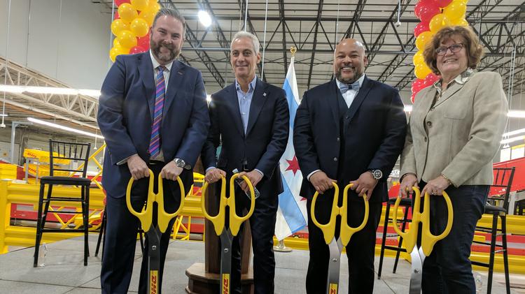 DHL investing big in Chicago as crucial cog in company's global air ...