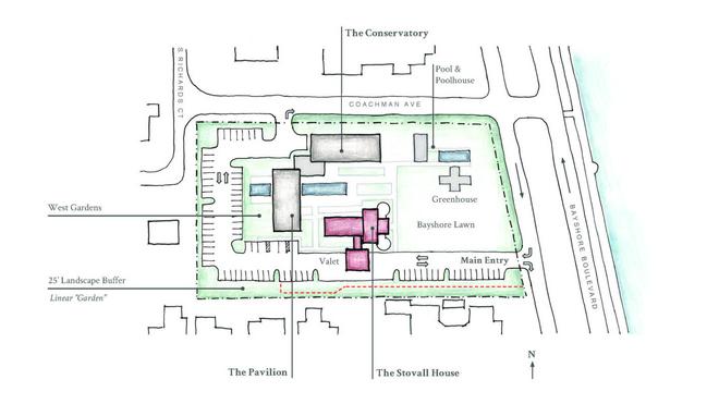 Blake Casper working with neighbors of Stovall-Lee house on Bayshore ...