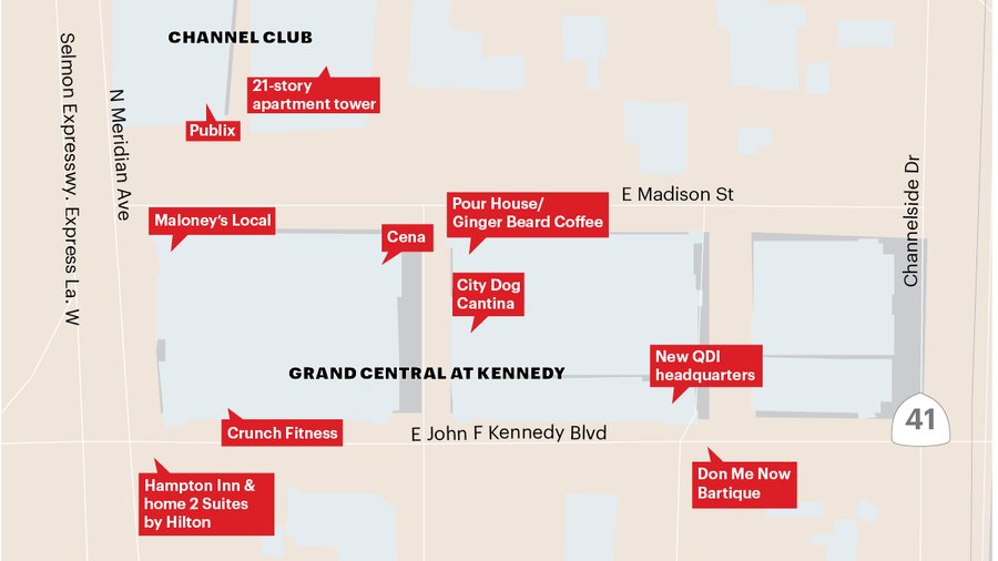 Tampa's Channel district continues to evolve - Tampa Bay Business Journal
