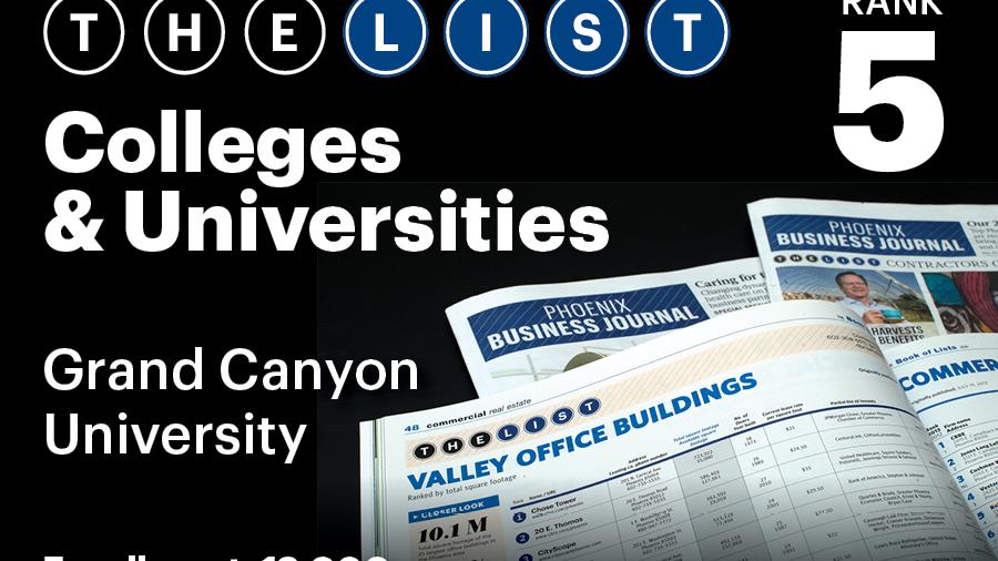 Top of the Phoenix Lists: Colleges & Universities - Phoenix Business ...