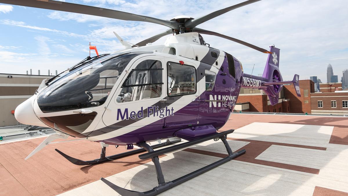 Novant Health expands reach with air transport - Charlotte Business Journal