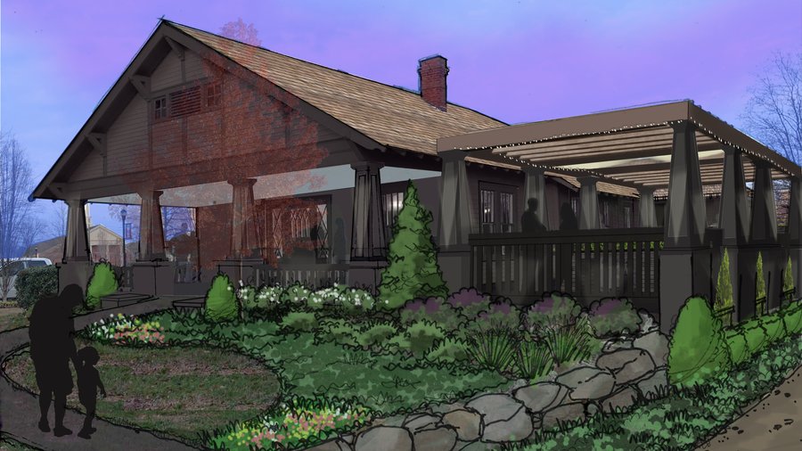 Restaurant Holmes Rendering Courtesy of MT Studio Architecture