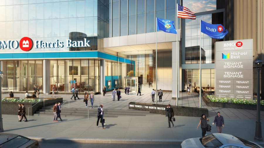 BMO Harris Bank's new office tower work begins with parking ramp ...