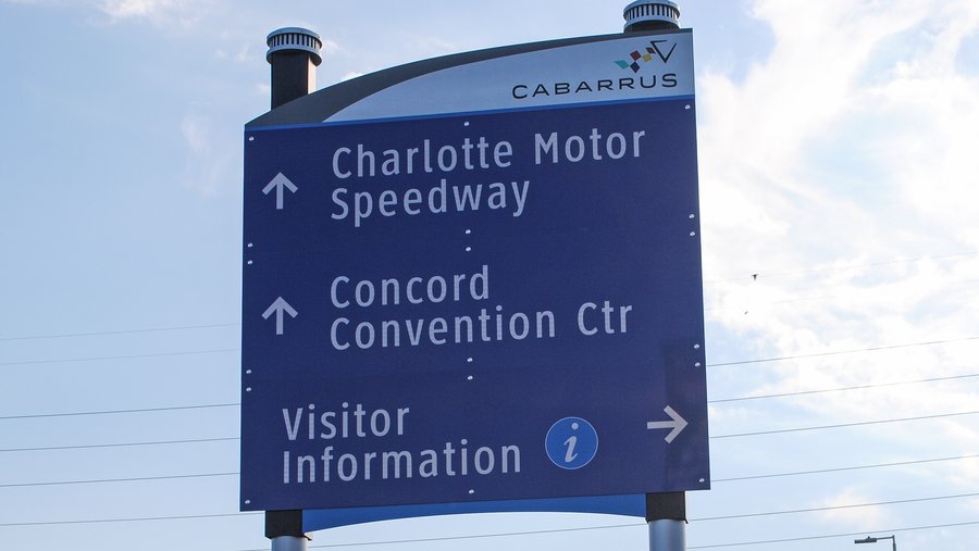 This way, visitors: Way-finding sign system in Cabarrus County guides ...