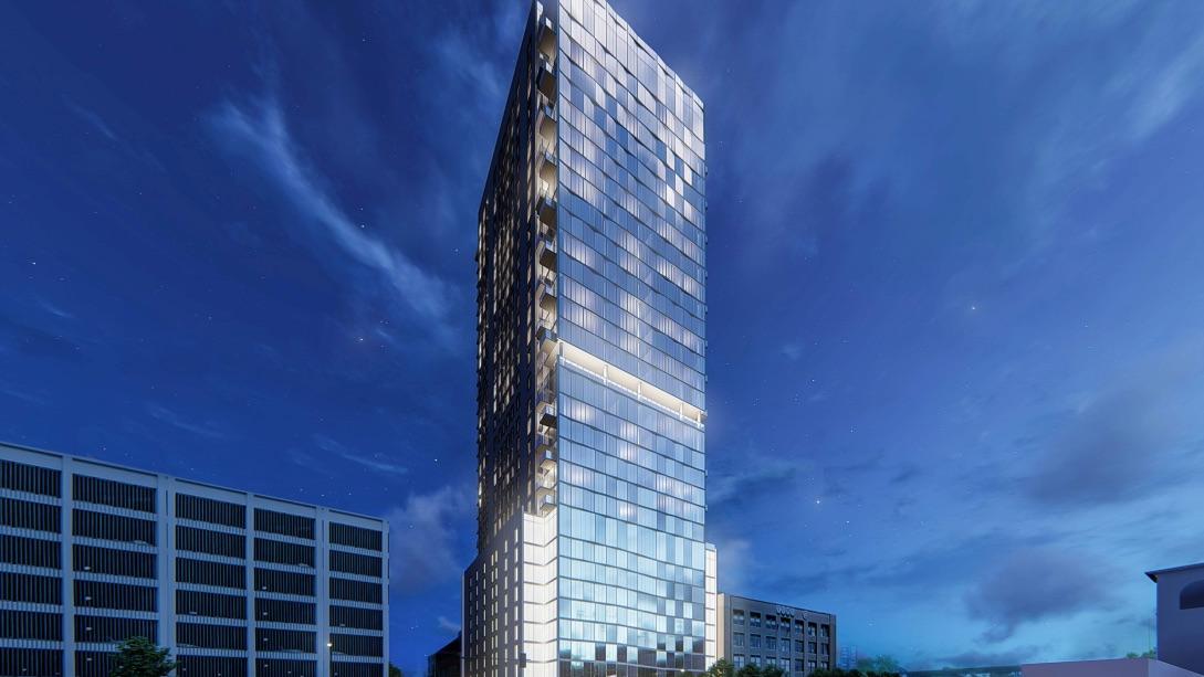 HDA Architects is planning a 33-story apartment high rise across from ...