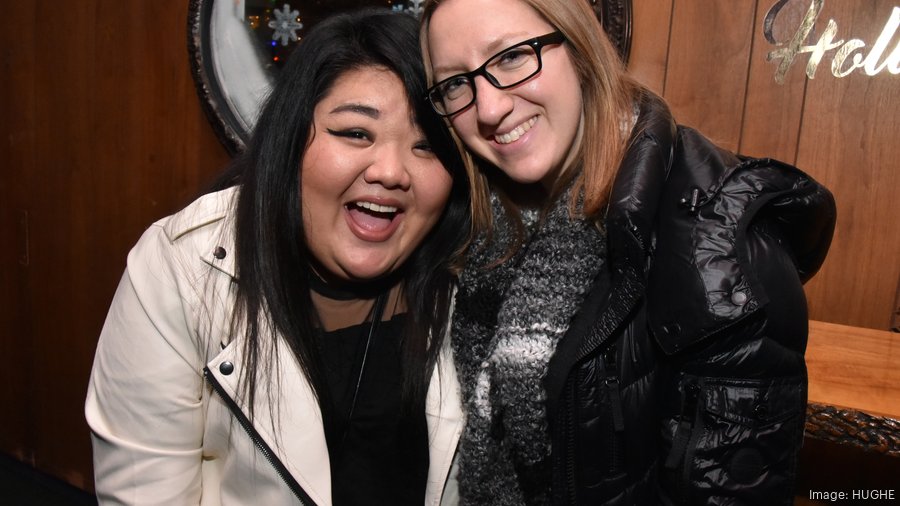 VIPs celebrate opening of Tinsel, a holiday-themed pop-up cocktail bar ...