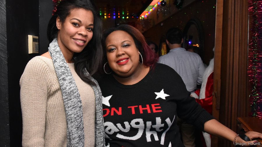 VIPs celebrate opening of Tinsel, a holiday-themed pop-up cocktail bar ...