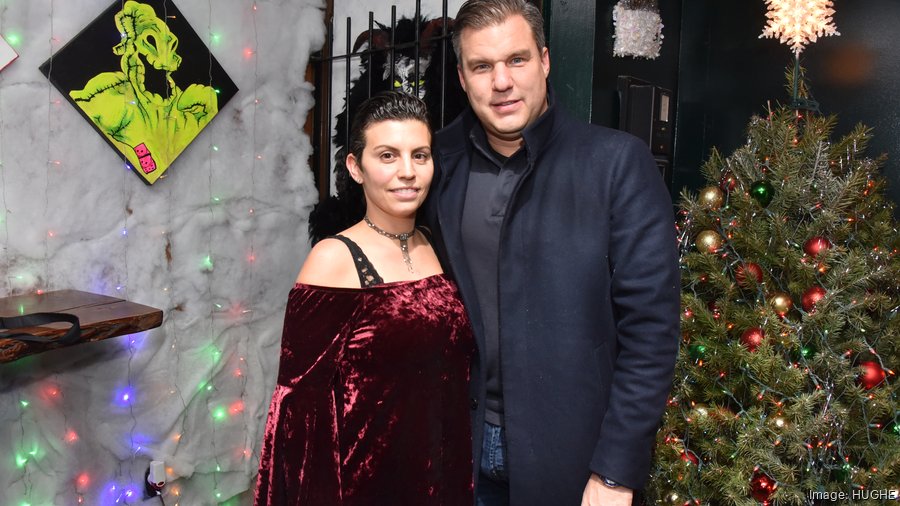 VIPs celebrate opening of Tinsel, a holiday-themed pop-up cocktail bar ...