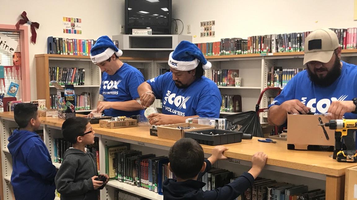Cox Communications Arizona donates 700 presents to elementary students ...
