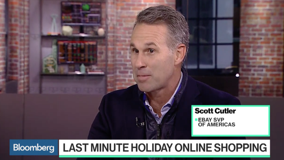 eBay SVP of Americas Scott Cutler says its seeing a record holiday ...