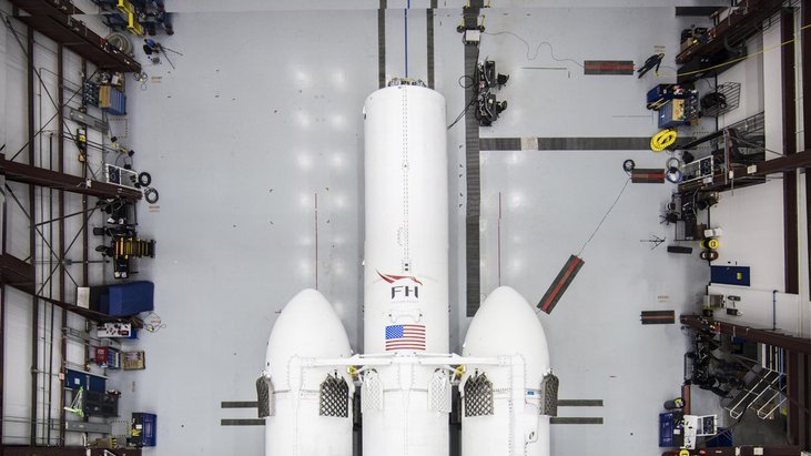 Elon Musk's prepares for SpaceX's Falcon Heavy launch - Orlando ...