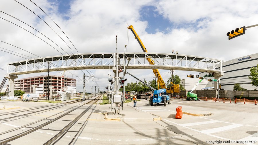 Dallas-based Southwest Airlines opens new pedestrian bridge connecting ...