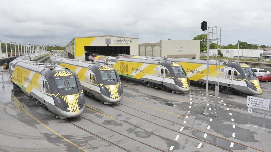 A preview of Brightline, the Miami-to-Orlando passenger train project ...