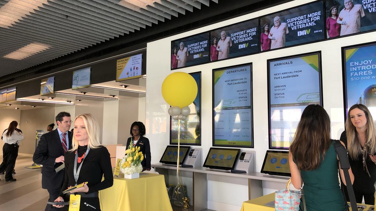 Photos: Brightline launches in Fort Lauderdale, West Palm Beach - South ...