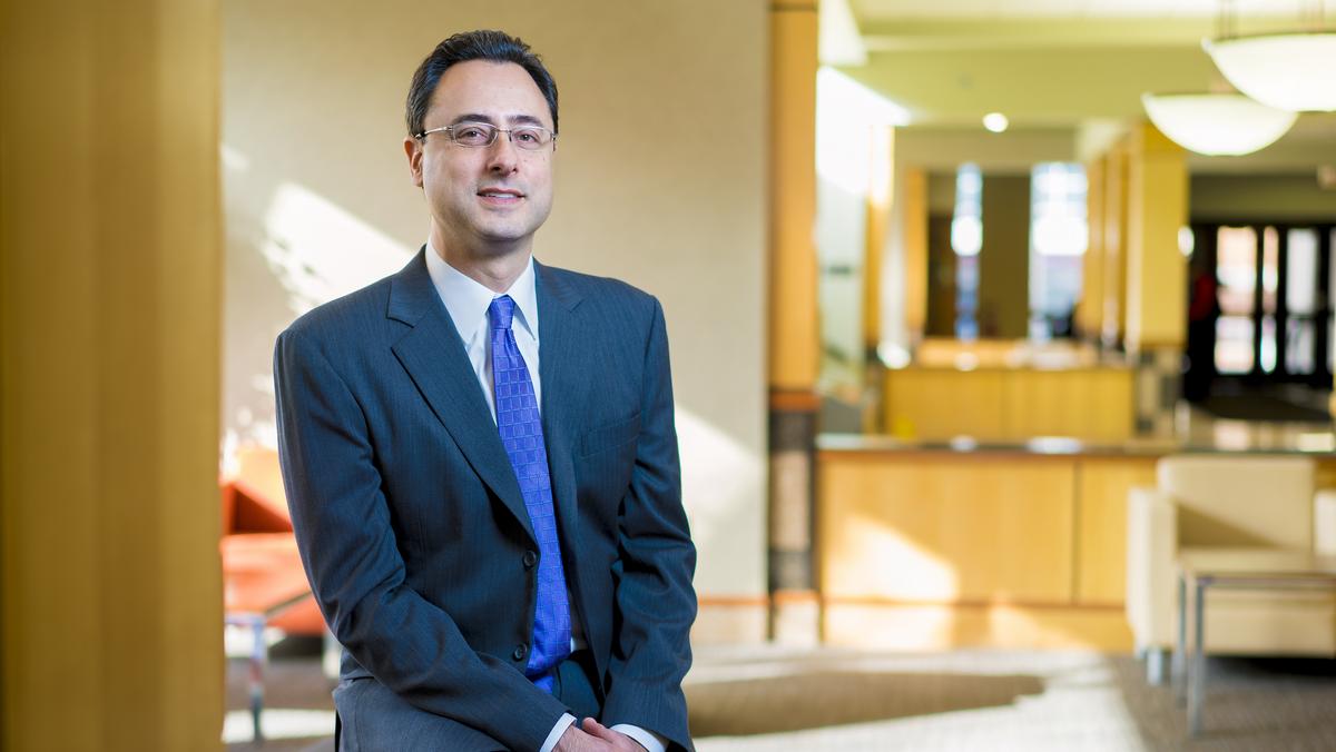 Gregory N. Mandel, dean of the Temple law school, interviewed ...