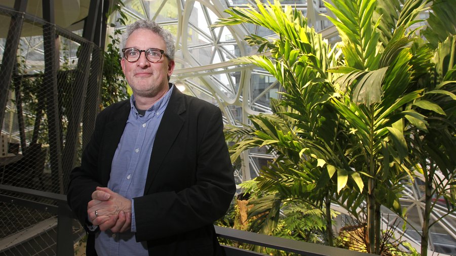 Amazon CEO Jeff Bezos opens iconic Spheres building with help from ...