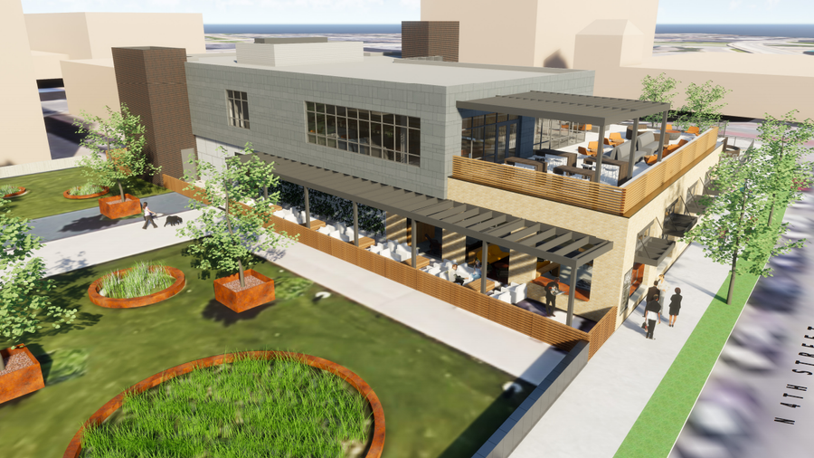 Two-story food hall with rooftop patio pitched near Target Field ...