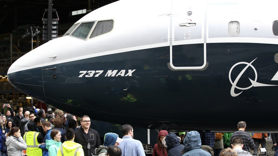 737 MAX 7 jetliner rollout