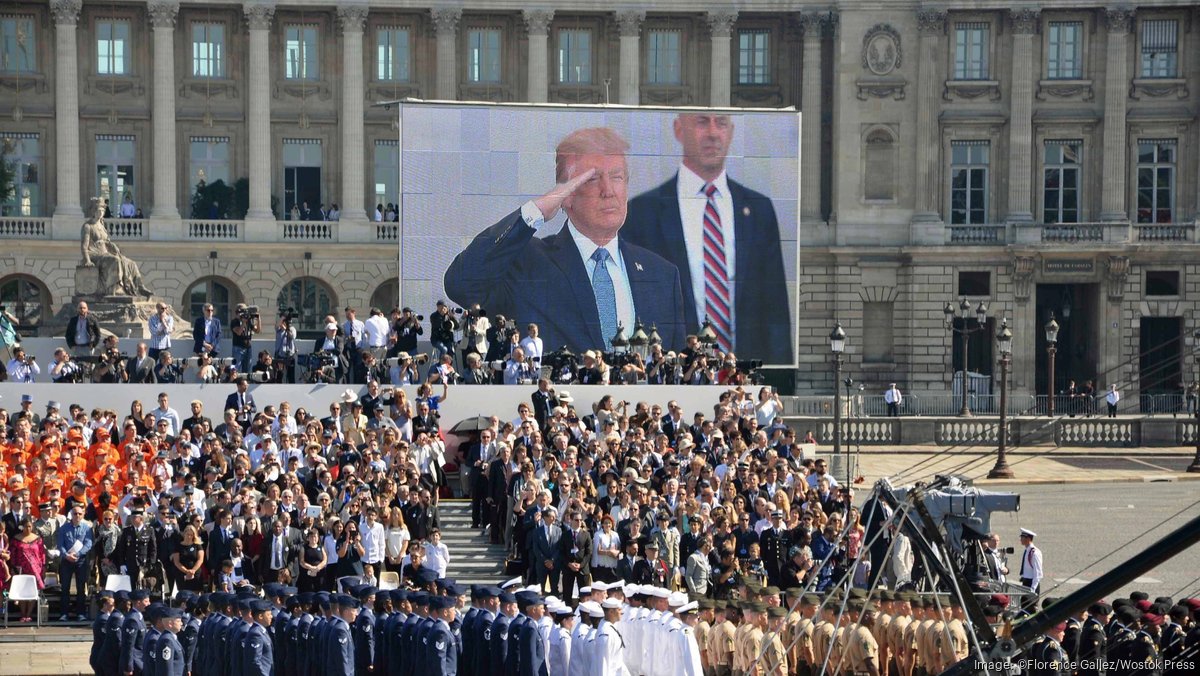 Donald Trump eyes big military parade between Pentagon and White House ...