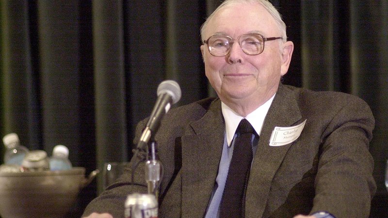 Berkshire Hathaway's Charlie Munger shared investing wisdom at a San ...