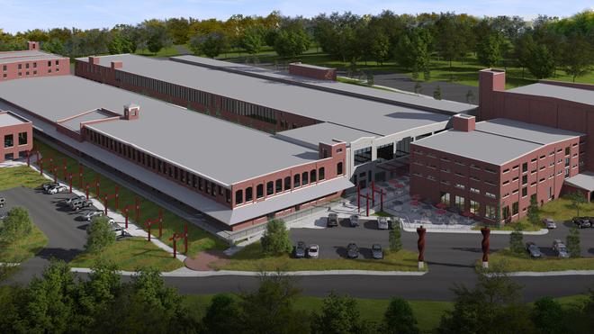 Alexander Co. reveals updated rendering, plans for Printworks Mill ...