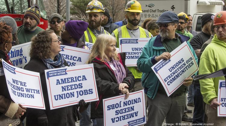 The biggest unions in Massachusetts speak for thousands. They also ...