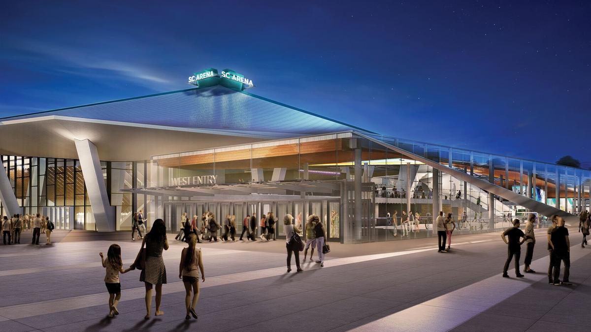 KeyArena renovation design unveiled by Oak View Group and Populous ...