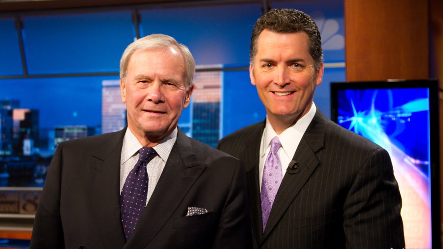 Joe Donlon with Tom Brokaw