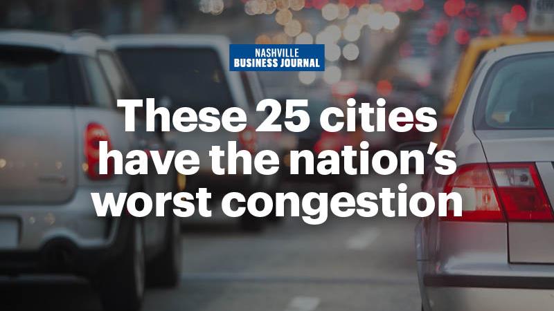 Traffic increased by five hours annually, according to CommercialCafe ...