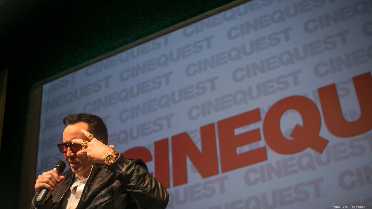 Nicolas Cage accepts Maverick Spirit Award at 2018 Cinequest festival ...
