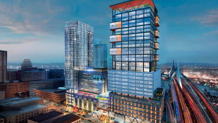 A new look for the office tower at North Station's Hub on Causeway ...