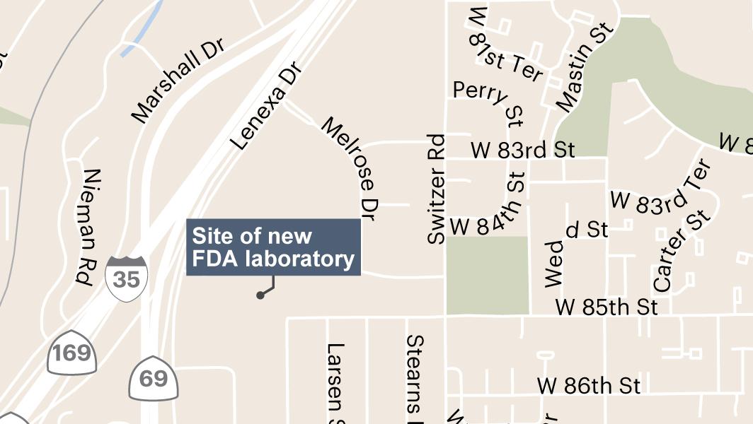 Site of planned $48M Lenexa FDA lab identified - Kansas City Business ...