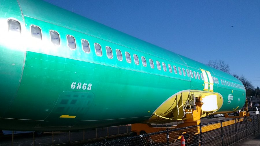 A 737 fuselage shipment