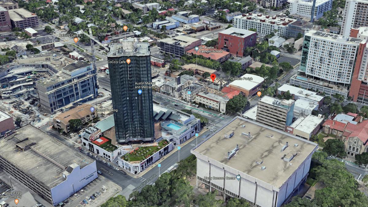 St. Austin Catholic Parish seeks developer to build high-rise near UT ...