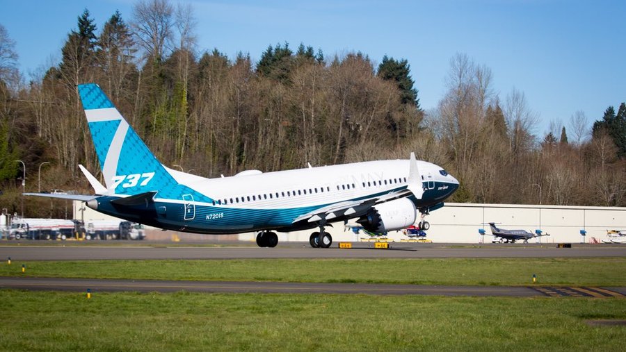 New Boeing 737 Max 7 takes flight for the first time in Renton - Puget ...