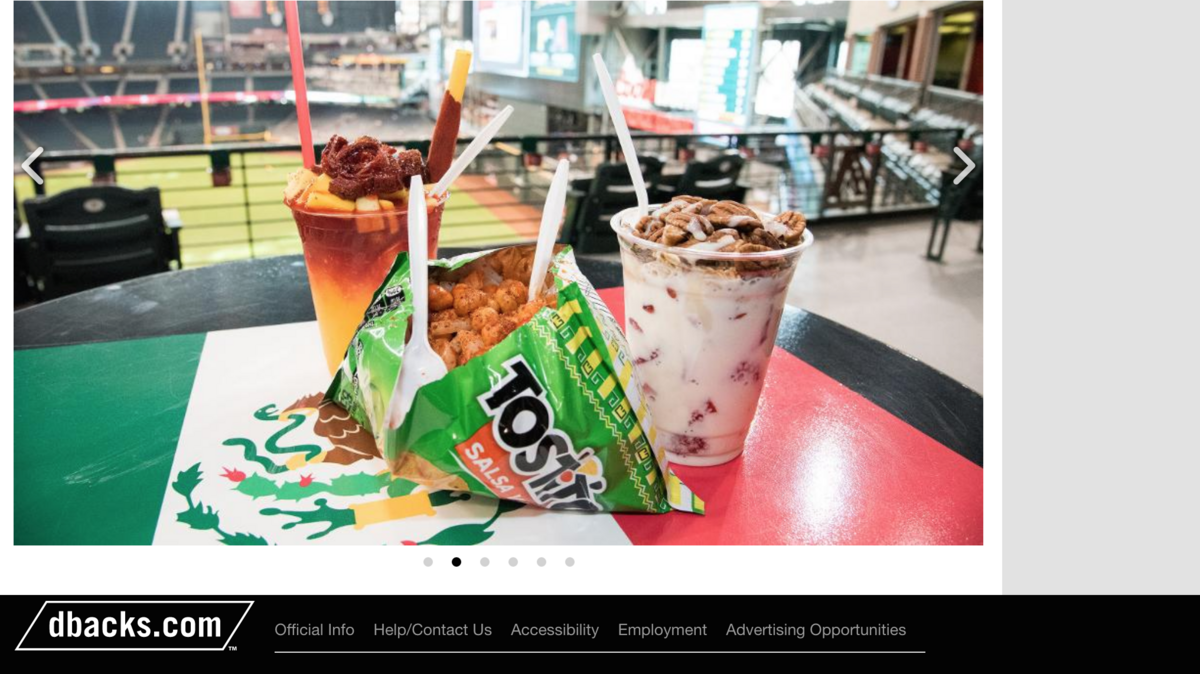 New food, restaurants lead off for Arizona Diamondbacks - Phoenix ...