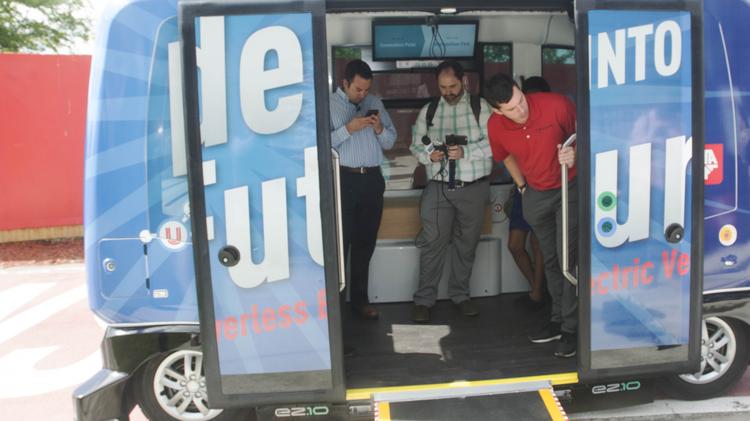 JTA unveils its latest autonomous vehicle - Jacksonville Business Journal