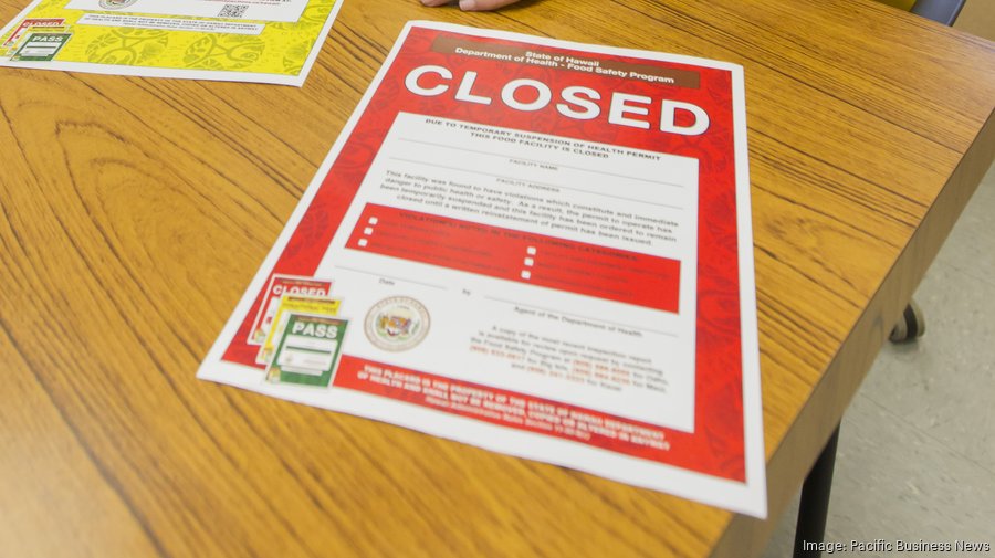 Hawaii DOH issues red placard to Chef Chai restaurant - Pacific ...