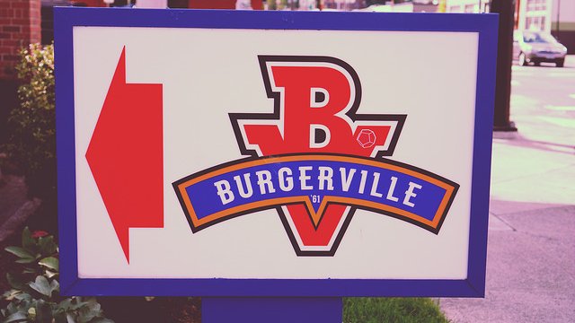 Burgerville sign