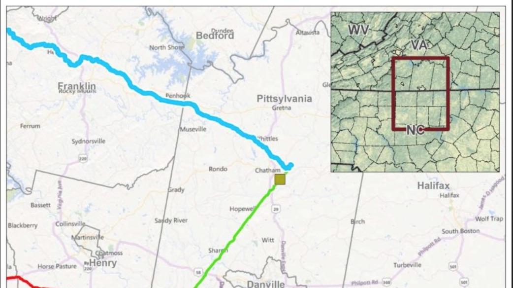 Federal permit sought for PSNC-backed MVP Southgate pipeline ...