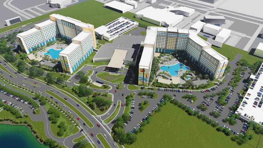 Universal’s I-Drive resort adds to tourist corridor skyline in Florida ...