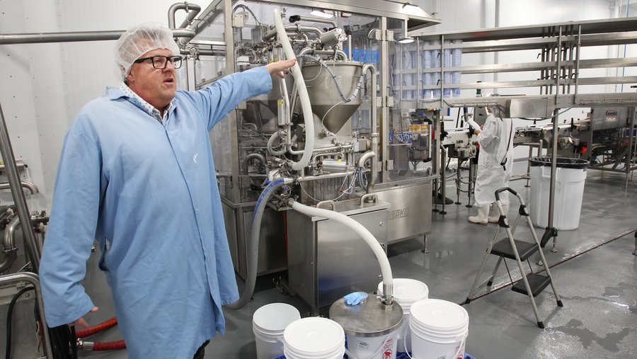 Ellenos Real Greek Yogurt factory in Federal Way
