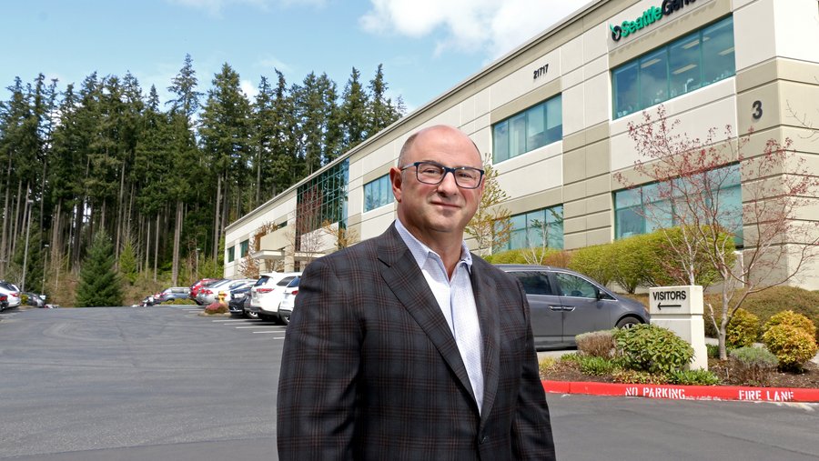 Seattle Genetics CEO Clay Siegall in Bothell