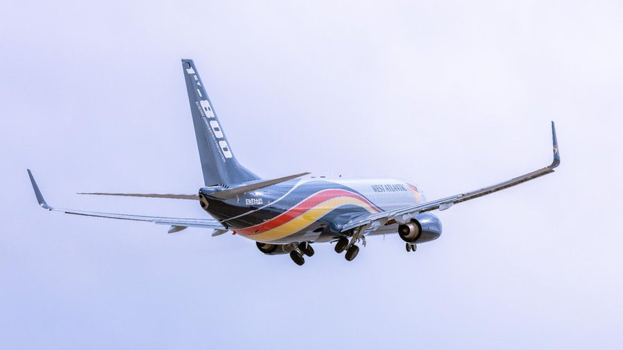 Boeing delivers its first converted 737-800 cargo jet to West Atlantic ...